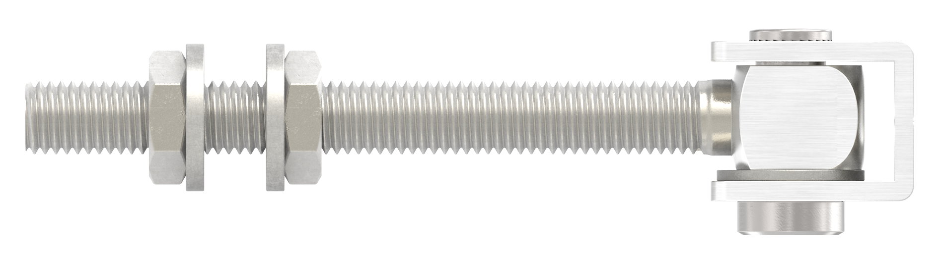 Torband M12 zum Anschweißen, langes Gewinde, V2A | 130-M12-VA