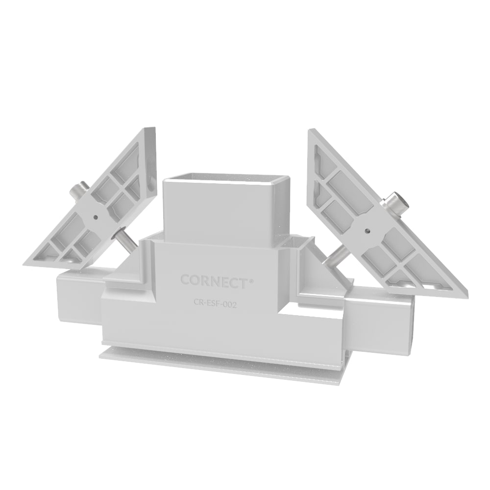 CORNECT® 3-Wege-Ecke 90° System 50 (T-Stück, Schraubvariante), Material ...