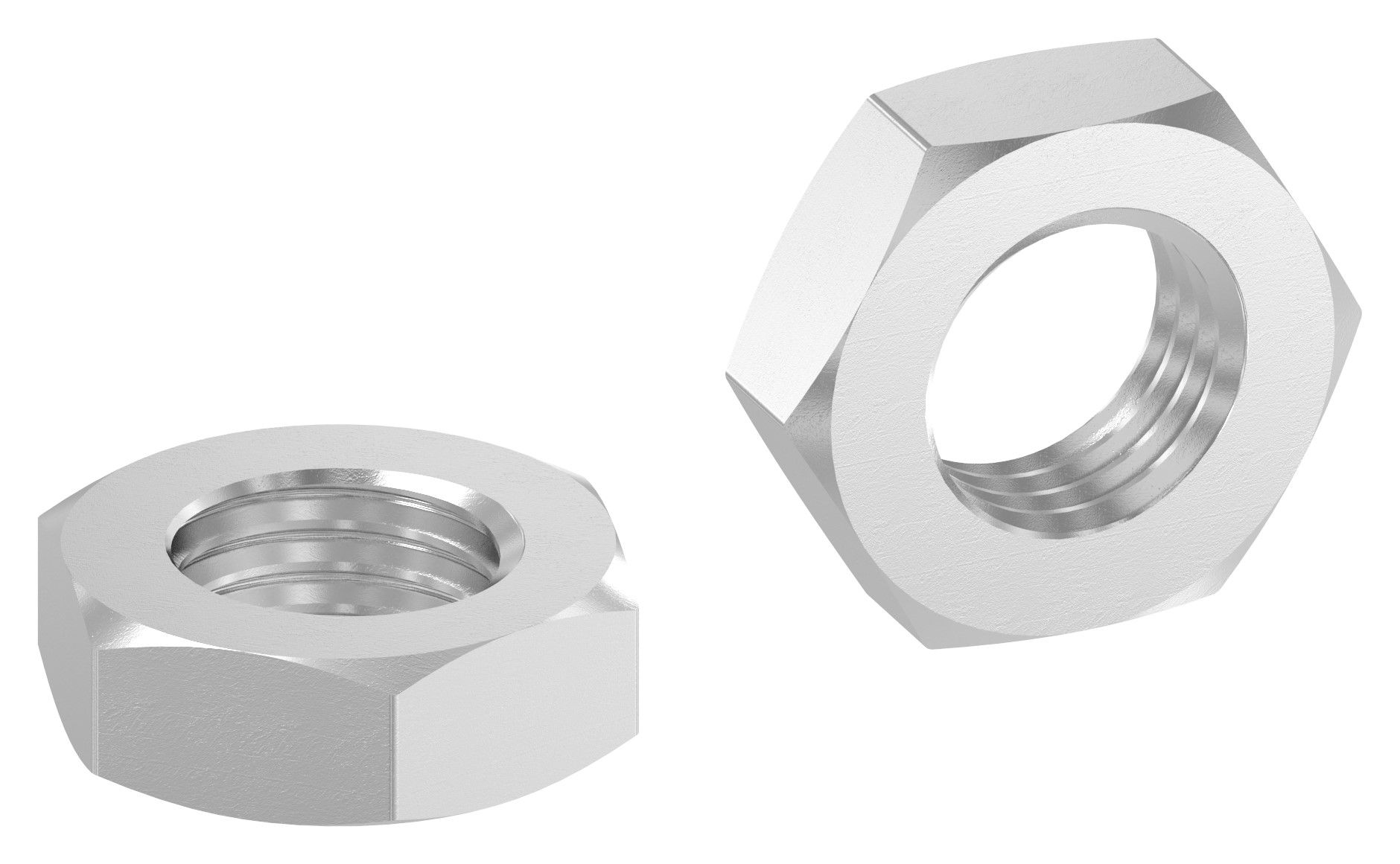 Sechskantmutter M16, flache Form, V2A | 58323-240-16